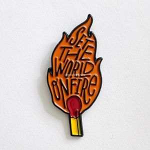pricklyfinds | Jewelry | 84 Set The World On Fire Matchstick Flame ...
